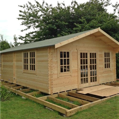 Ark Royal 44mm Log Cabin | 1 Click Log Cabins